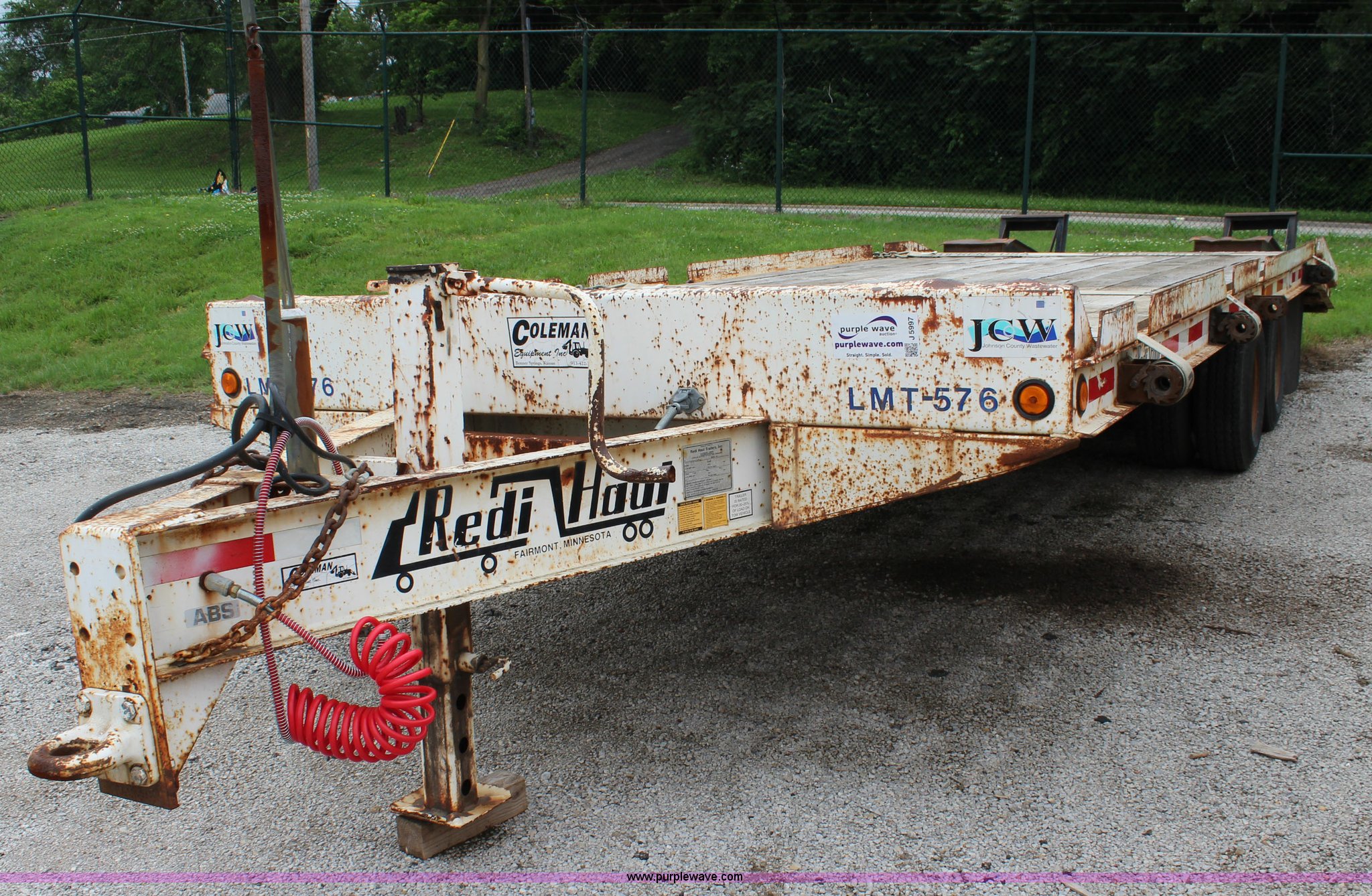 1998 Redi Haul R2521020A-102 equipment trailer in Kansas City, KS ...