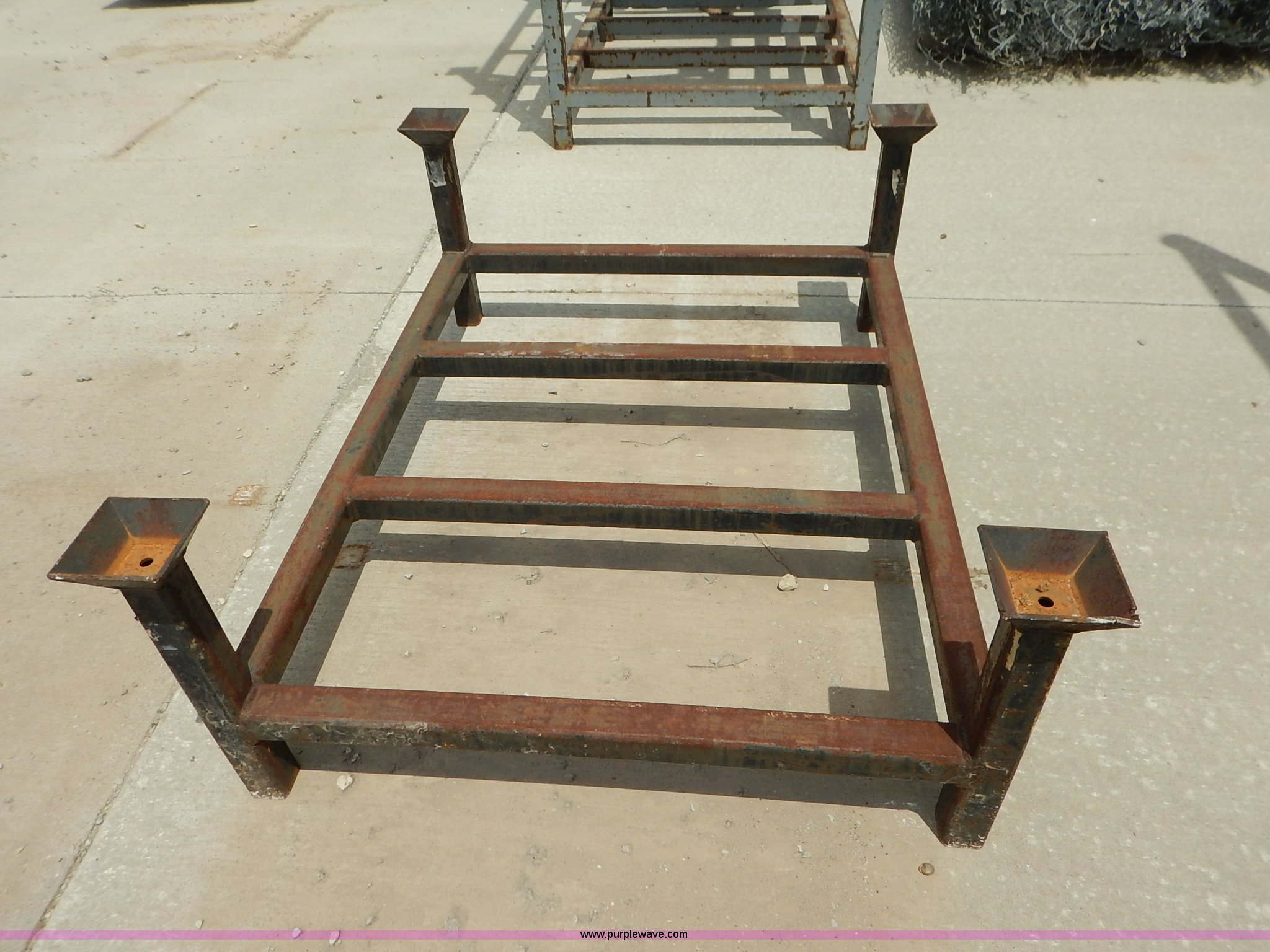 (5) stacking stands in Salina, KS | Item BC9355 sold | Purple Wave