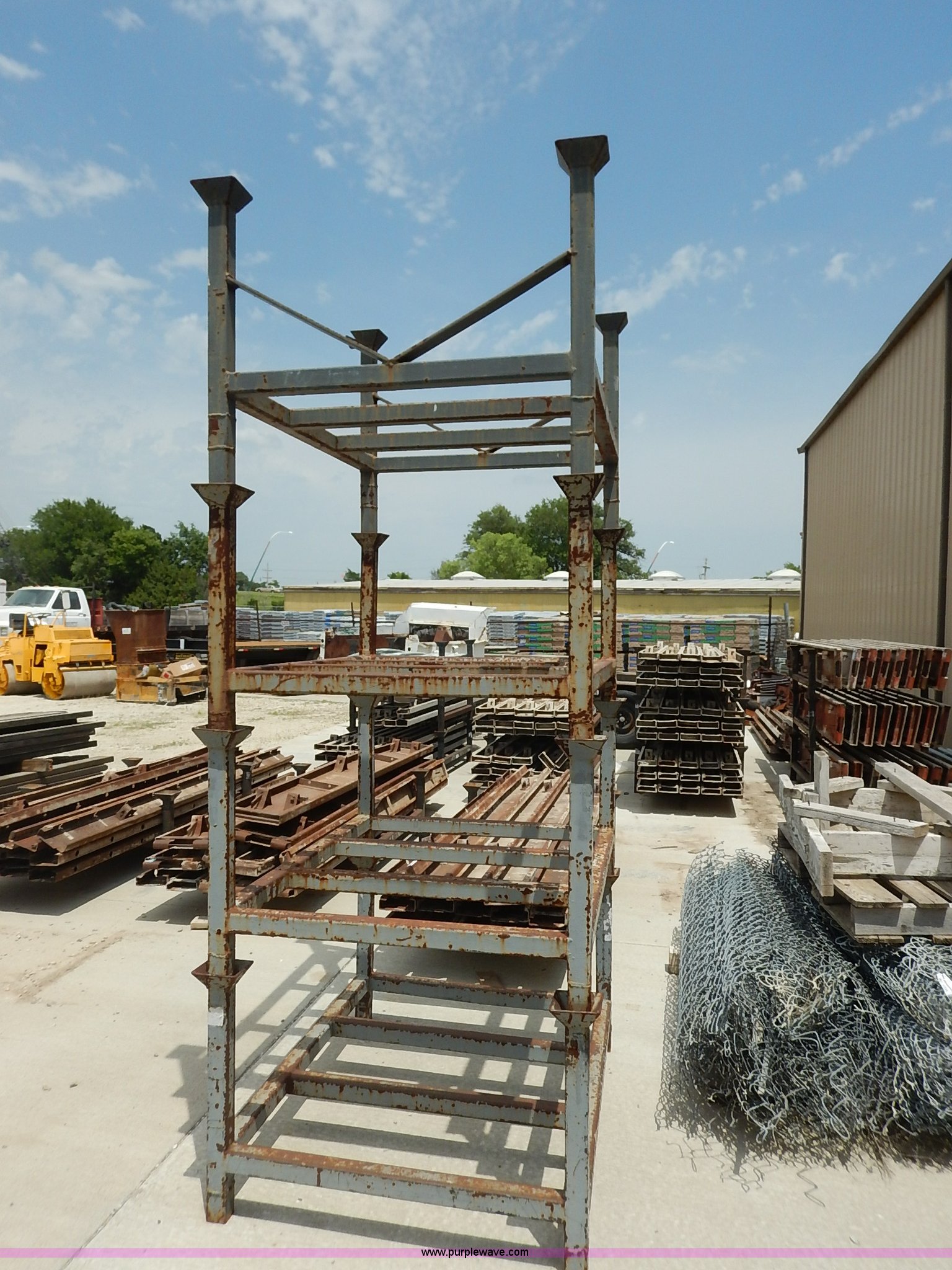 (5) stacking stands in Salina, KS | Item BC9355 sold | Purple Wave