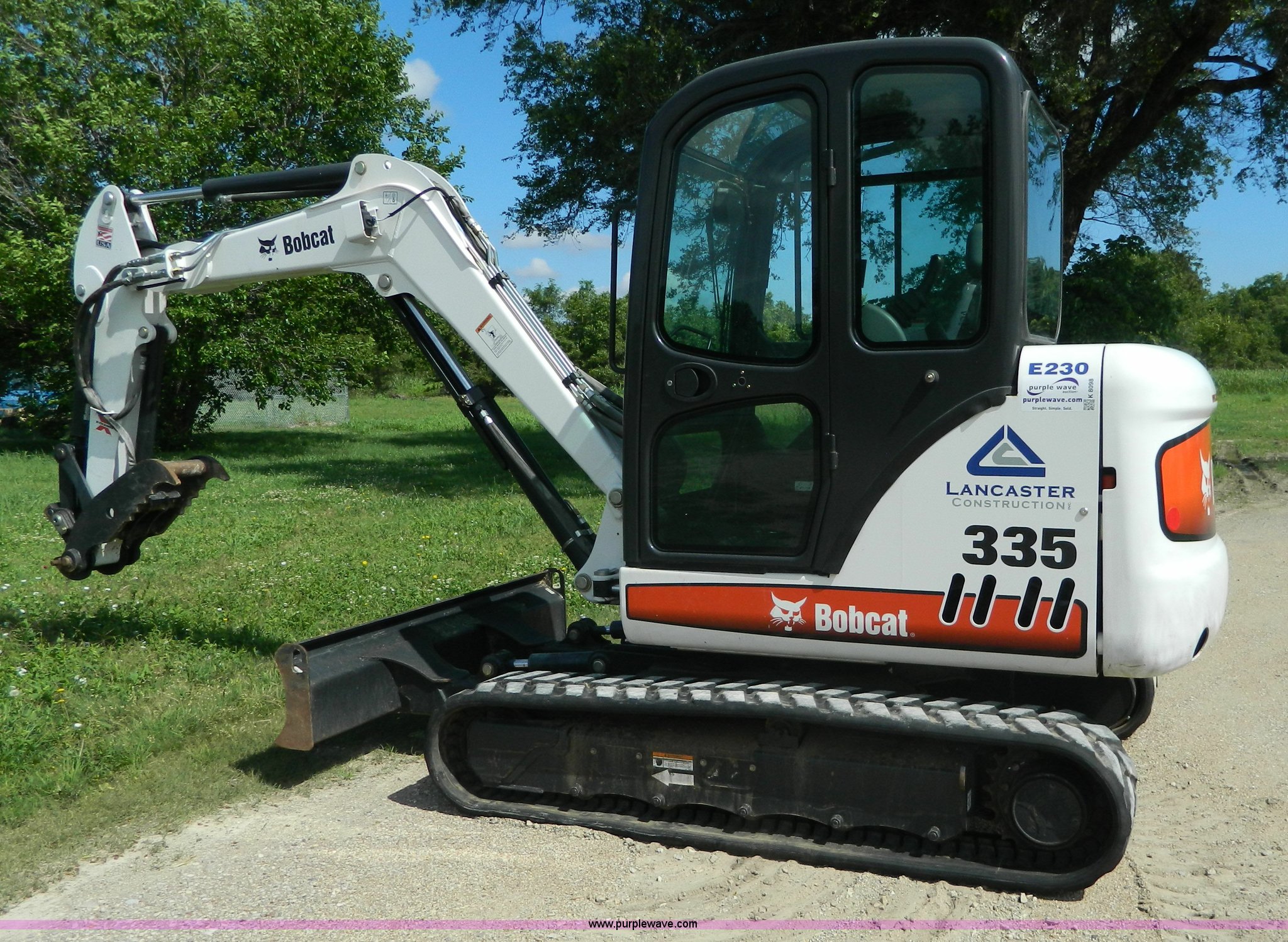 2009 Bobcat 335G compact excavator in Salina, KS | Item K8098 sold | Purple Wave