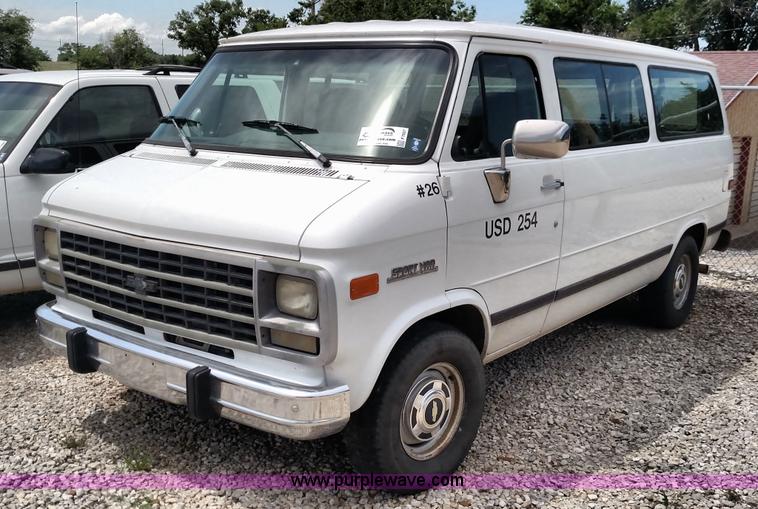 1995 Chevrolet G20 Sport van in Medicine Lodge, KS | Item F7827 sold ...