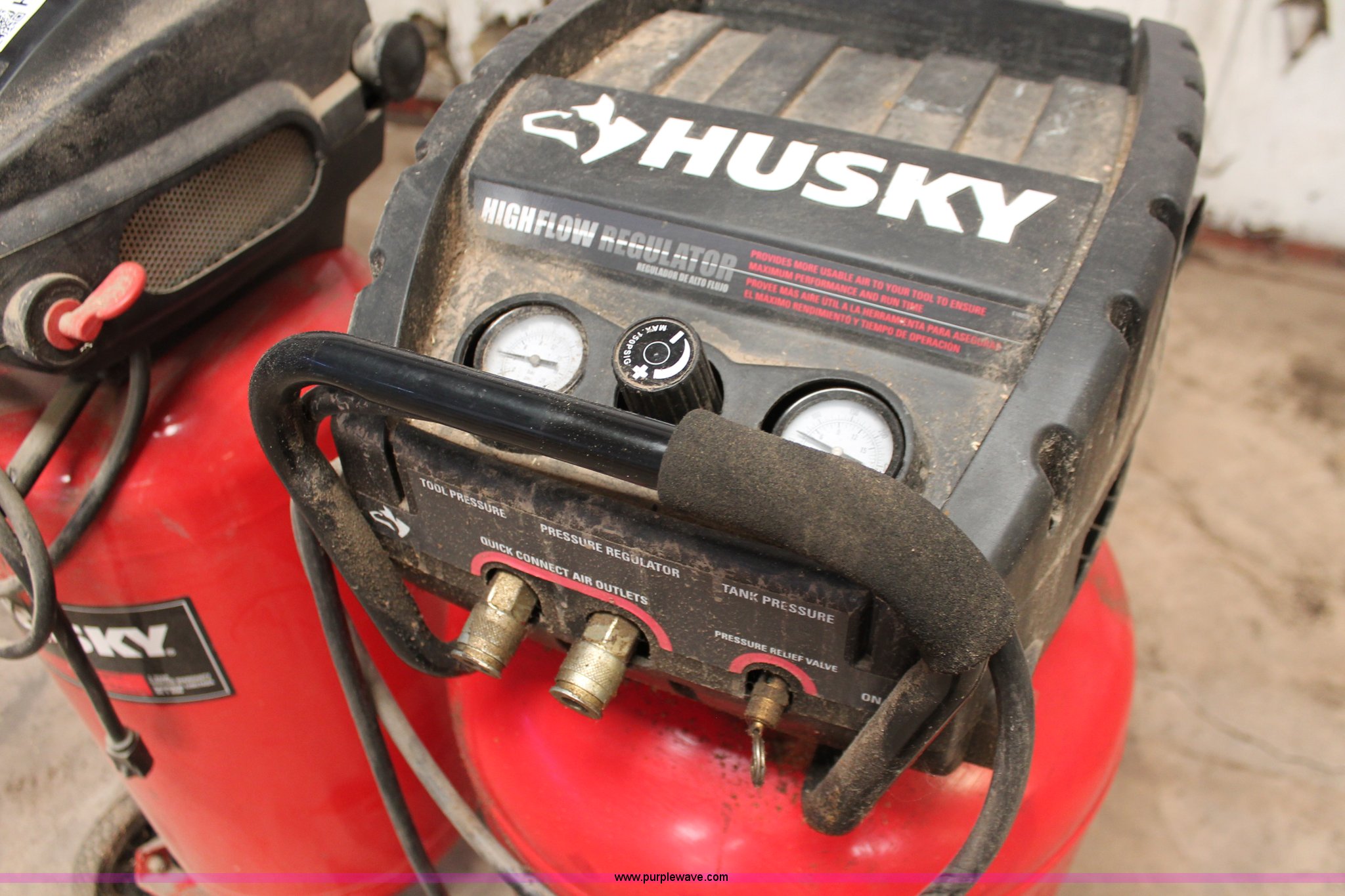 (2) Huskey air compressor in Oklahoma City, OK | Item H5775 sold ...