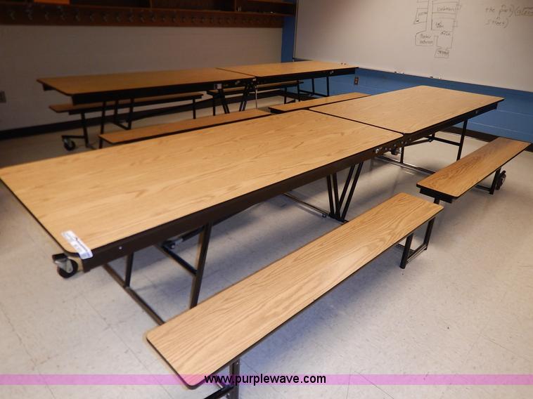 (2) 12' lunchroom tables in Tecumseh, KS | Item BC9315 sold | Purple Wave