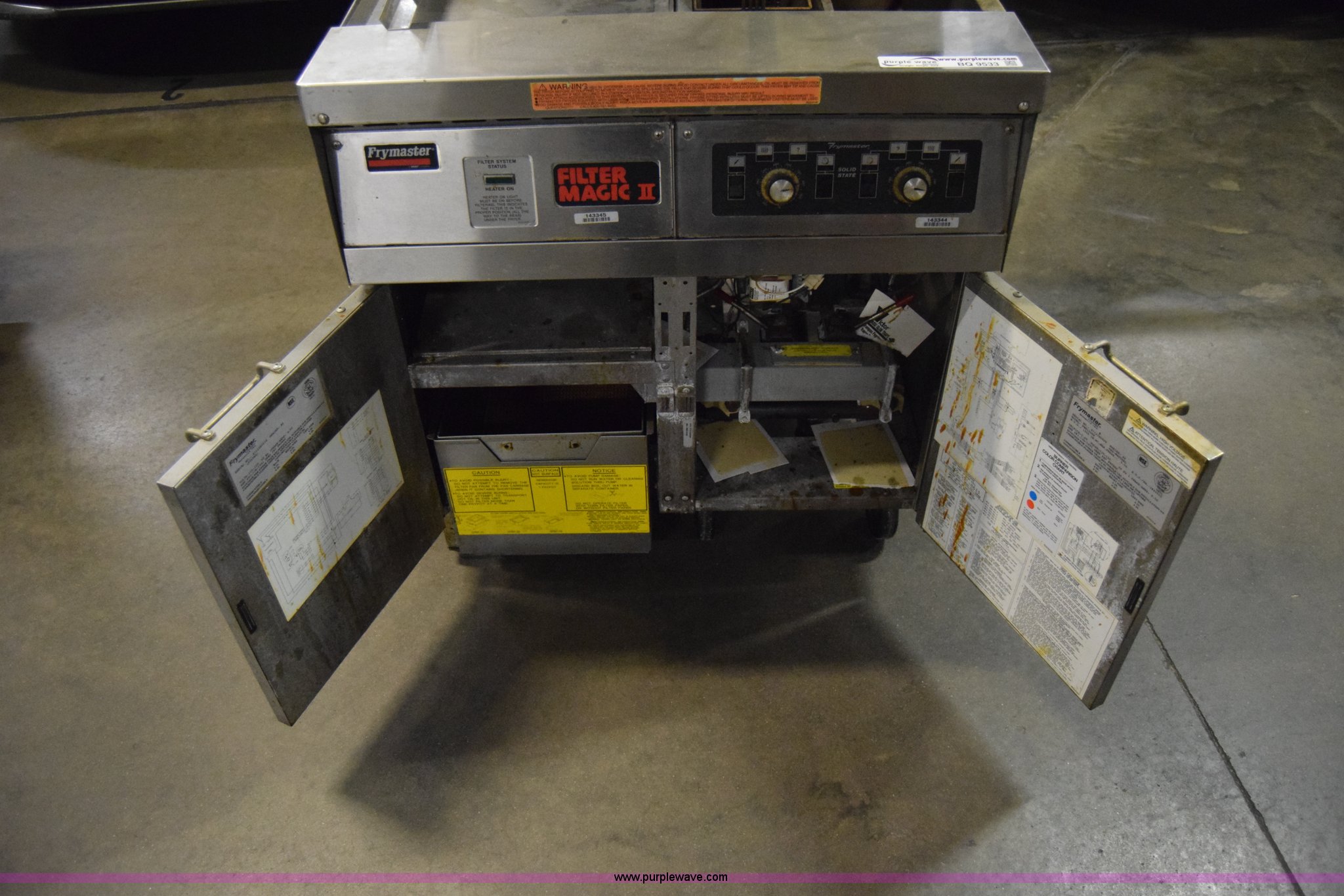 Frymaster Filter Magic II deep fryer with built-in warmer in Wichita ...