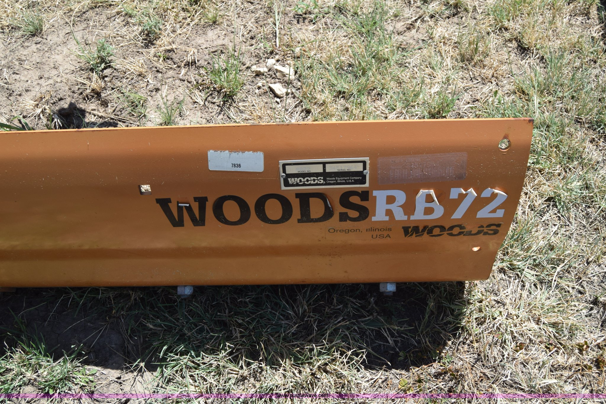 Woods RB72 blade in Geneseo, KS | Item J7910 sold | Purple Wave