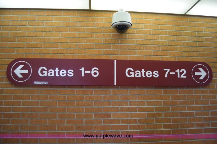 (6) concourse signs in Wichita, KS | Item BR9695 sold | Purple Wave