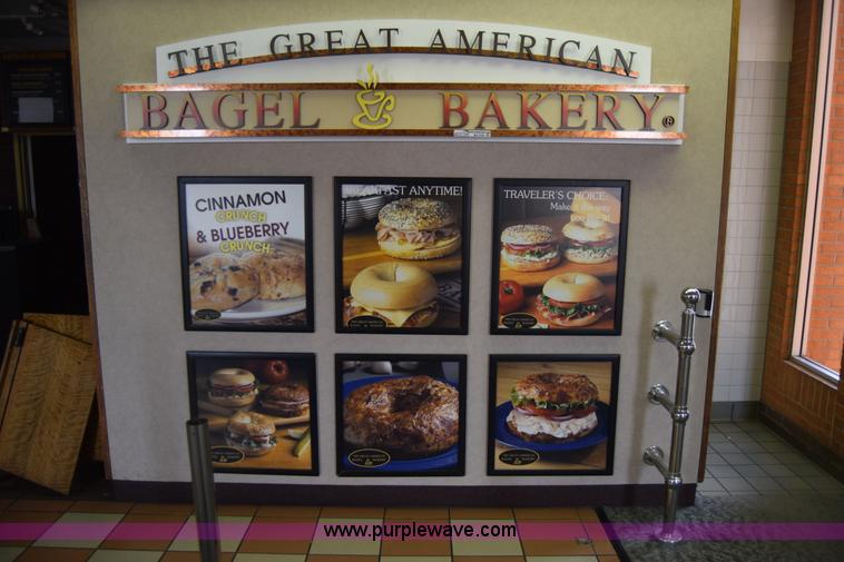 Bagel shop signs in Wichita, KS | Item BR9700 sold | Purple Wave