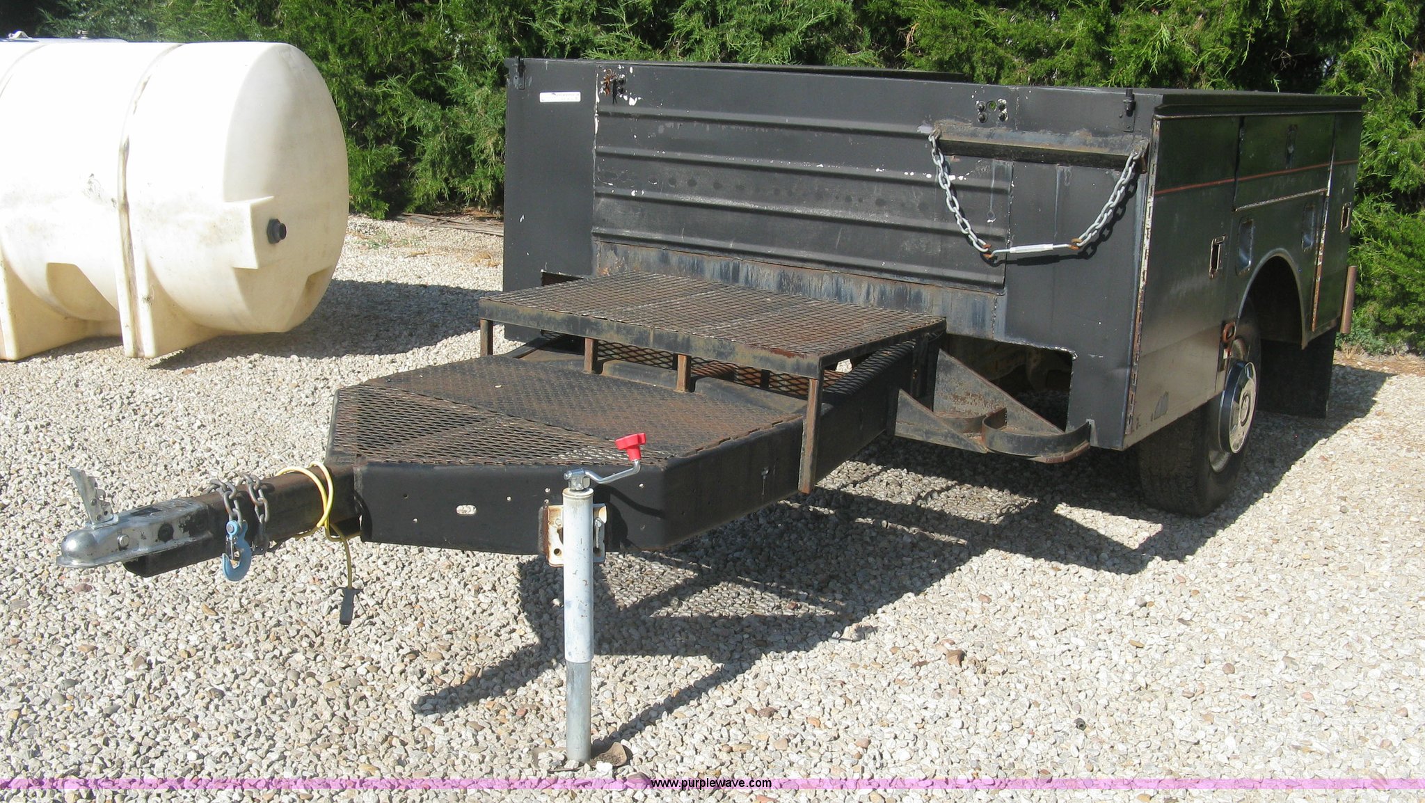 Knapheide utility bed trailer in Chase, KS | Item BR9628 sold | Purple Wave