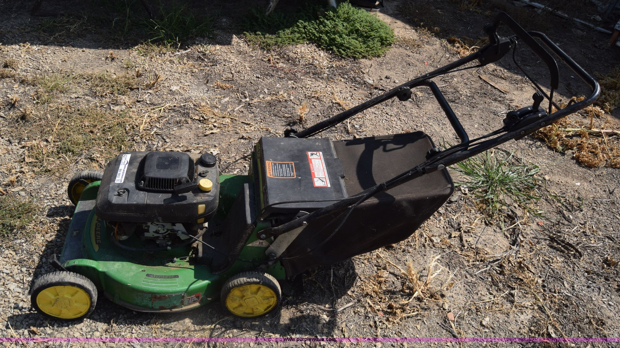 John Deere JX75 push mower in Lyons, KS | Item BN9852 sold | Purple Wave