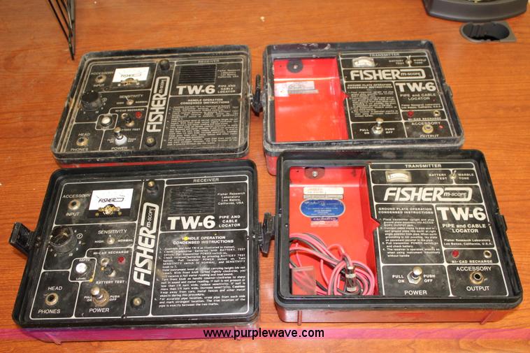 (3) Fisher Tw-6 pipe and cable locators in Olathe, KS | Item BQ9353 ...