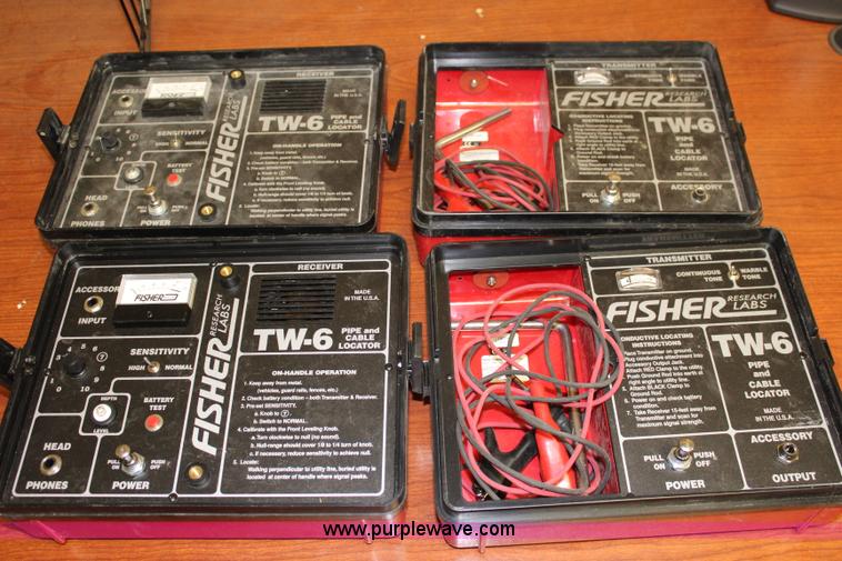 (2) Fisher TW-6 pipe and cable locators in Olathe, KS | Item BQ9354 ...