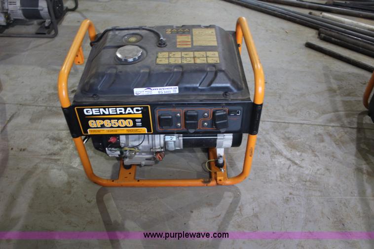 Generac GP6500 generator in Olathe, KS | Item BQ9465 sold | Purple Wave