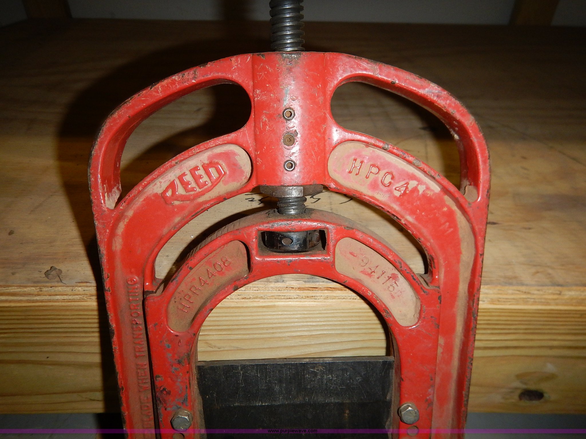 Reed HPC4 pvc pipe cutter in Olathe, KS | Item BC9255 sold | Purple Wave