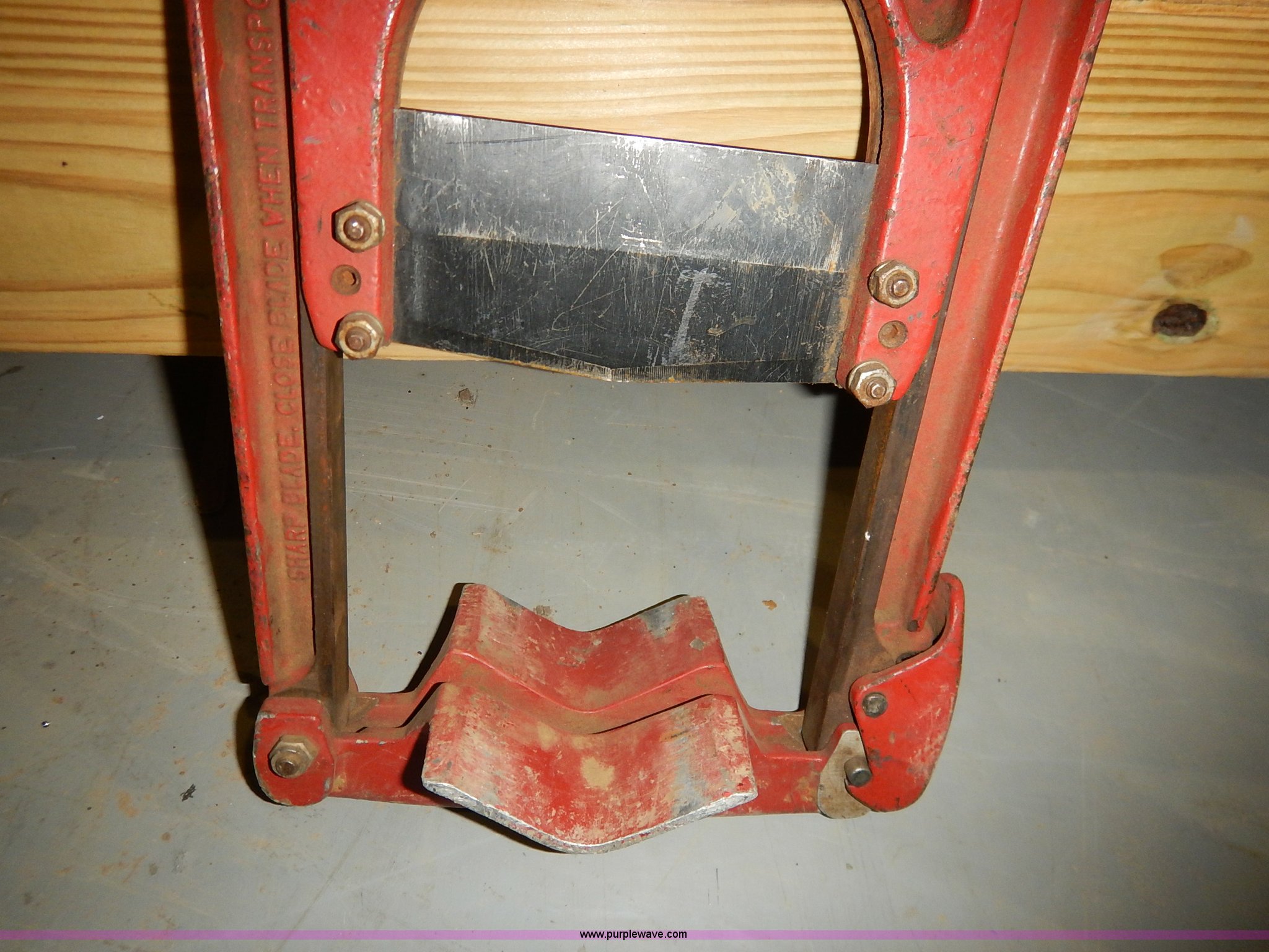 Reed HPC4 pvc pipe cutter in Olathe, KS | Item BC9255 sold | Purple Wave