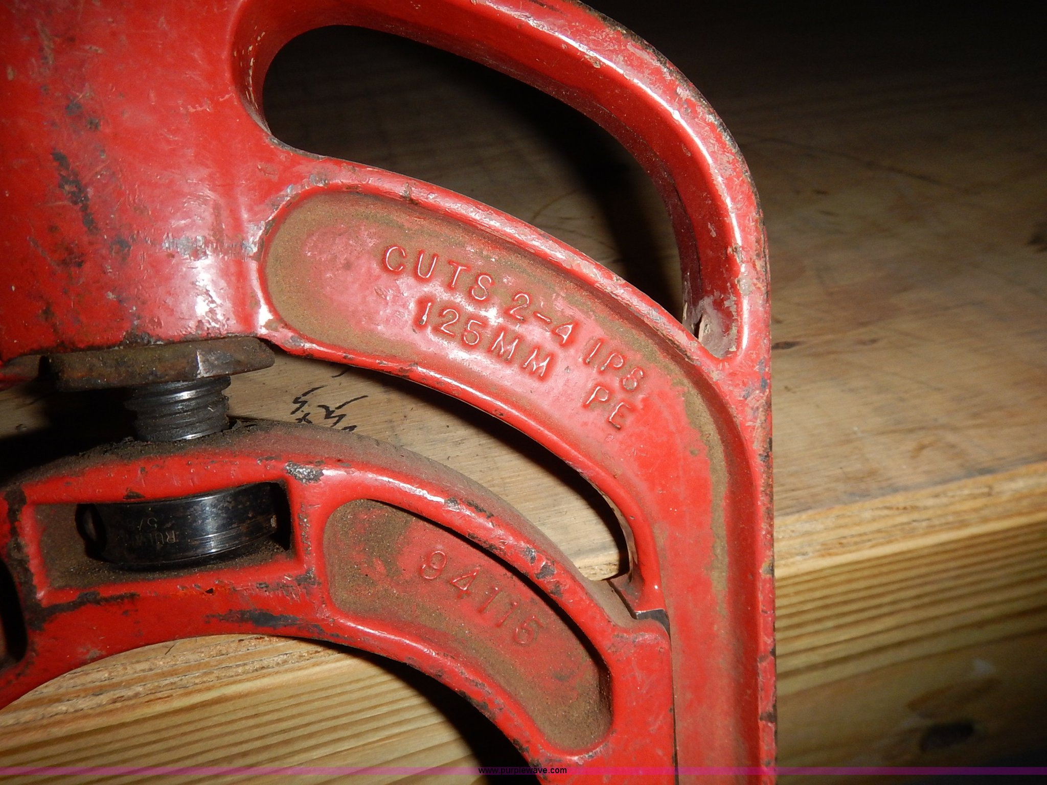 Reed HPC4 pvc pipe cutter in Olathe, KS | Item BC9255 sold | Purple Wave