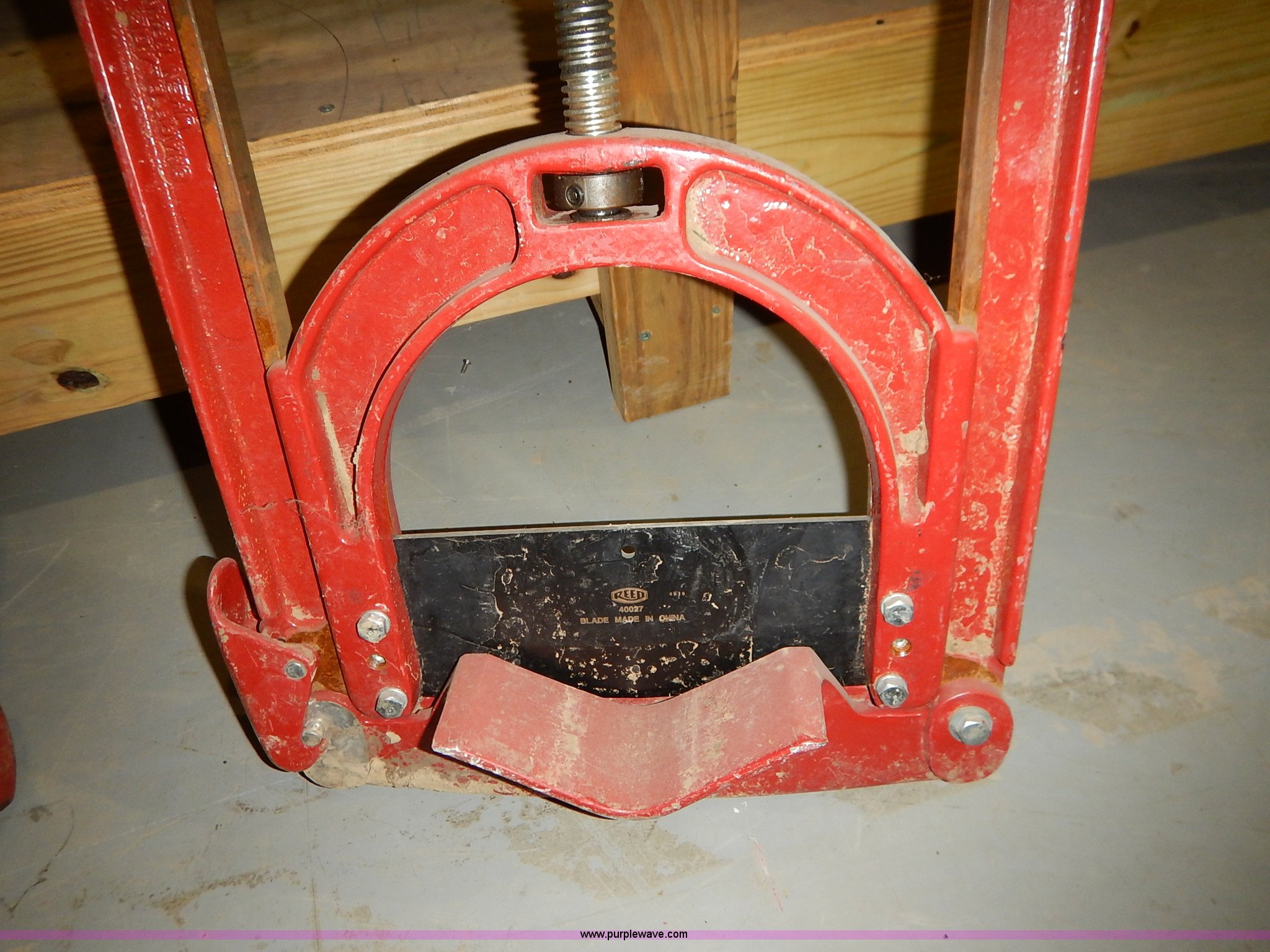 Reed pvc pipe cutter in Olathe, KS | Item BC9256 sold | Purple Wave