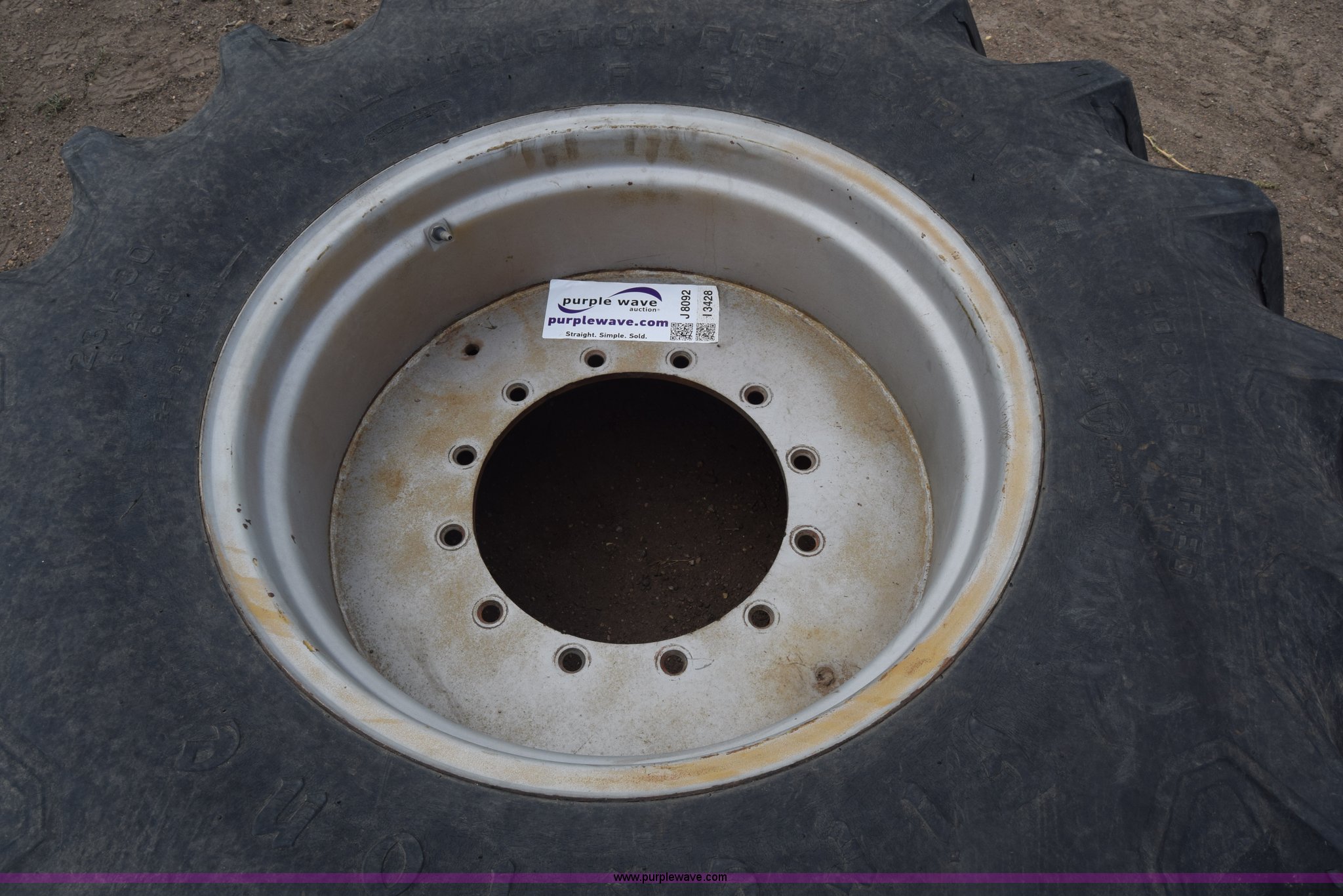 Tire and wheel in Kinsley, KS | Item J8092 sold | Purple Wave