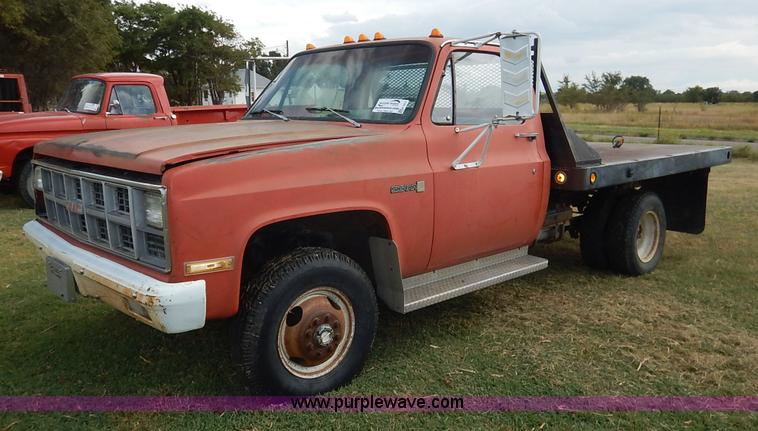1981 GMC Sierra 3500 flatbed pickup truck in Bazine, KS | Item K1614 ...