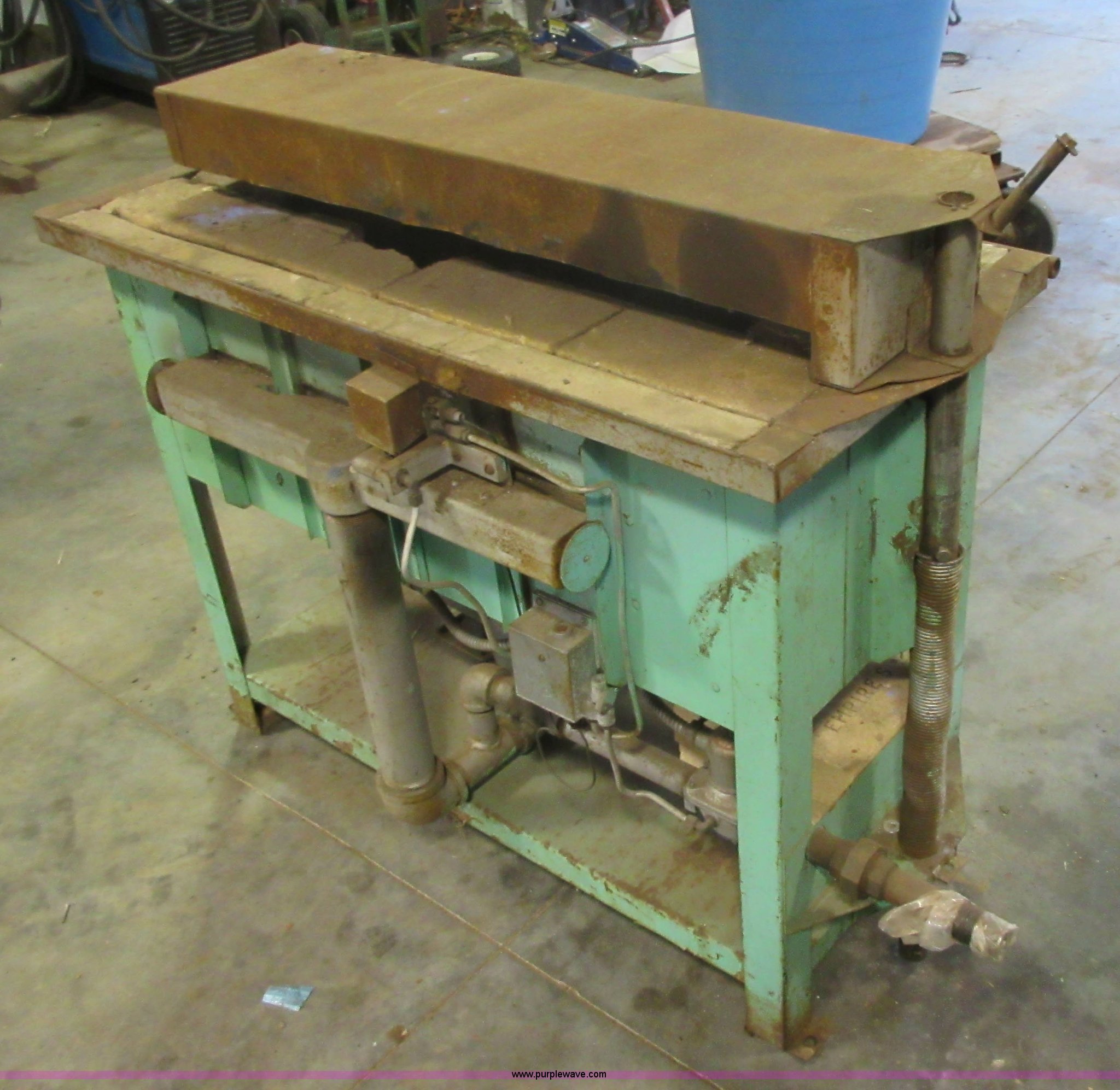 Johnson gas forge in Claremore, OK | Item BB9240 sold | Purple Wave
