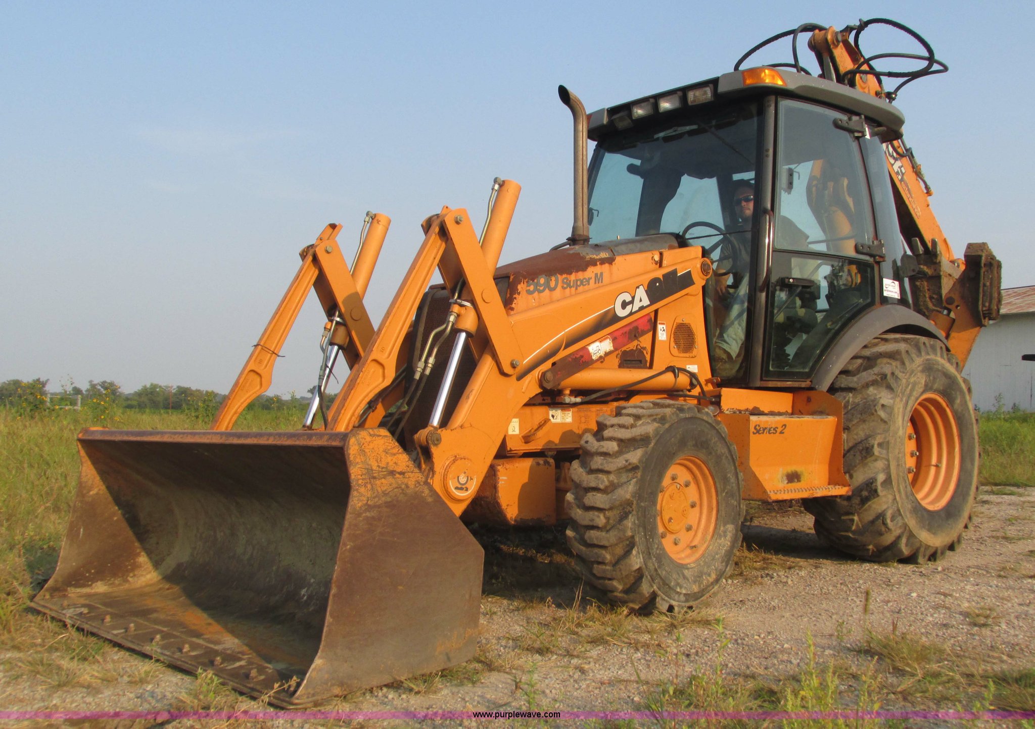 2006 Case 590 Super M Series 2 backhoe in Valley, NE | Item H1189 sold ...