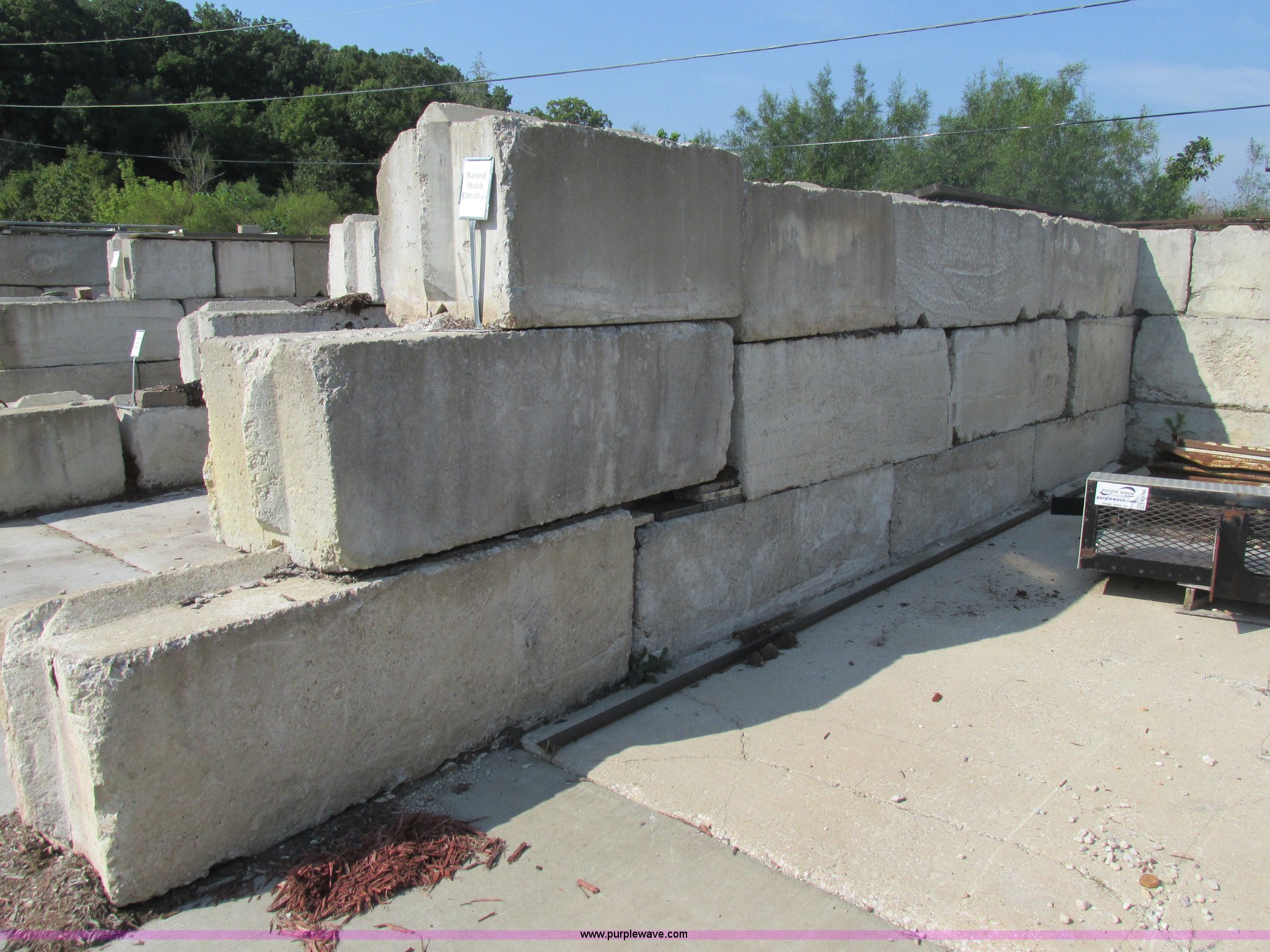 Approximately 25 Concrete Wall Blocks In Warrenton MO Item K5156