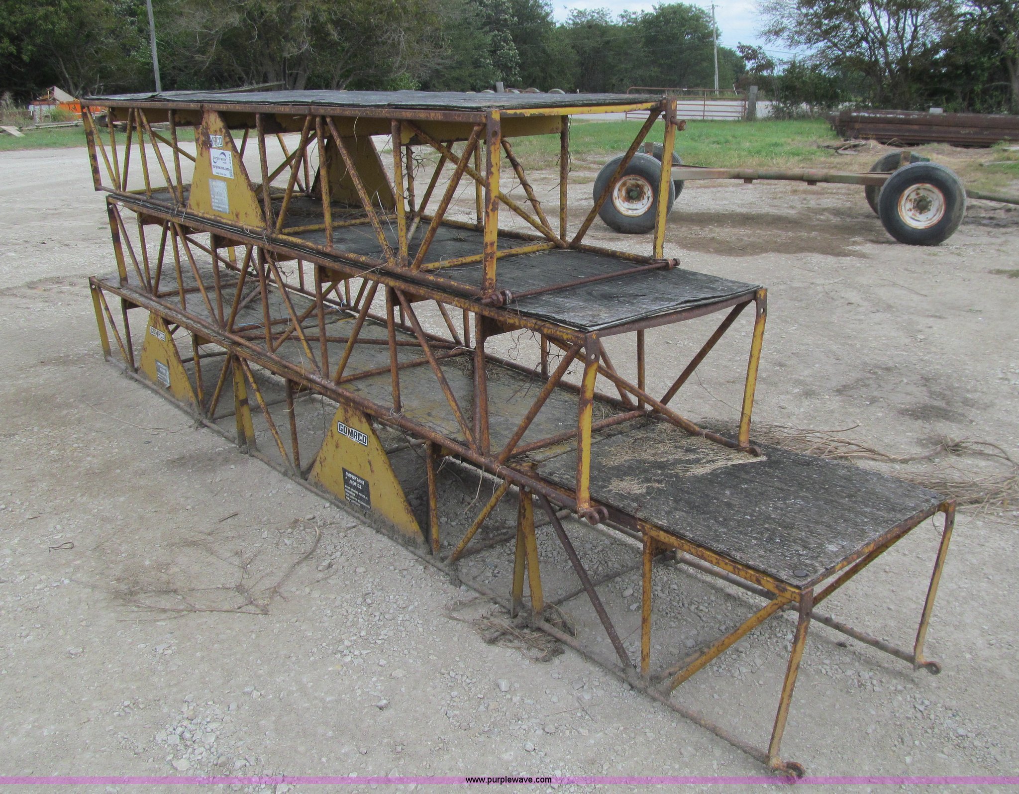 (3) Gomaco work bridges in Van Meter, IA | Item K6345 sold | Purple Wave