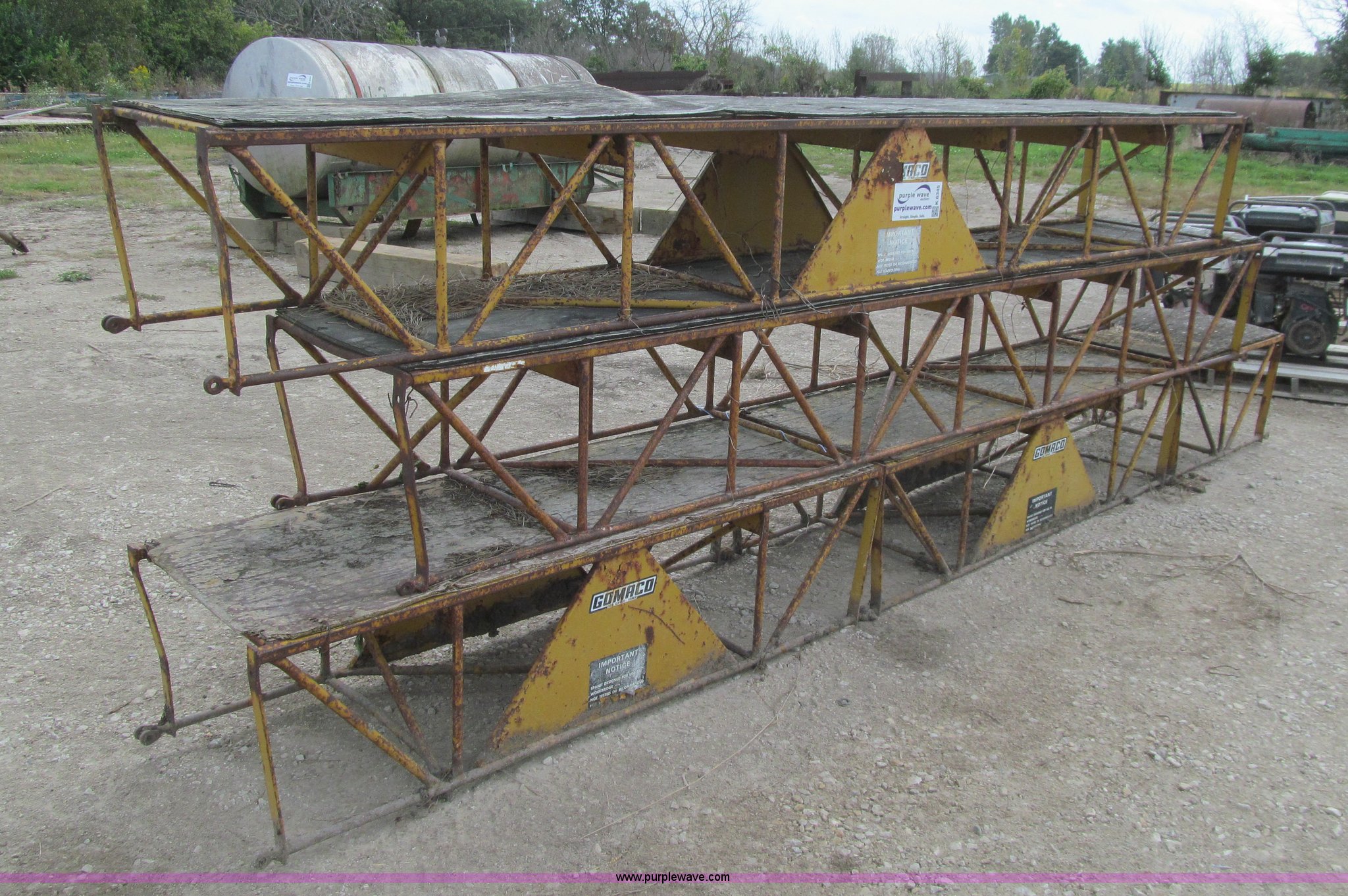 (3) Gomaco work bridges in Van Meter, IA | Item K6345 sold | Purple Wave