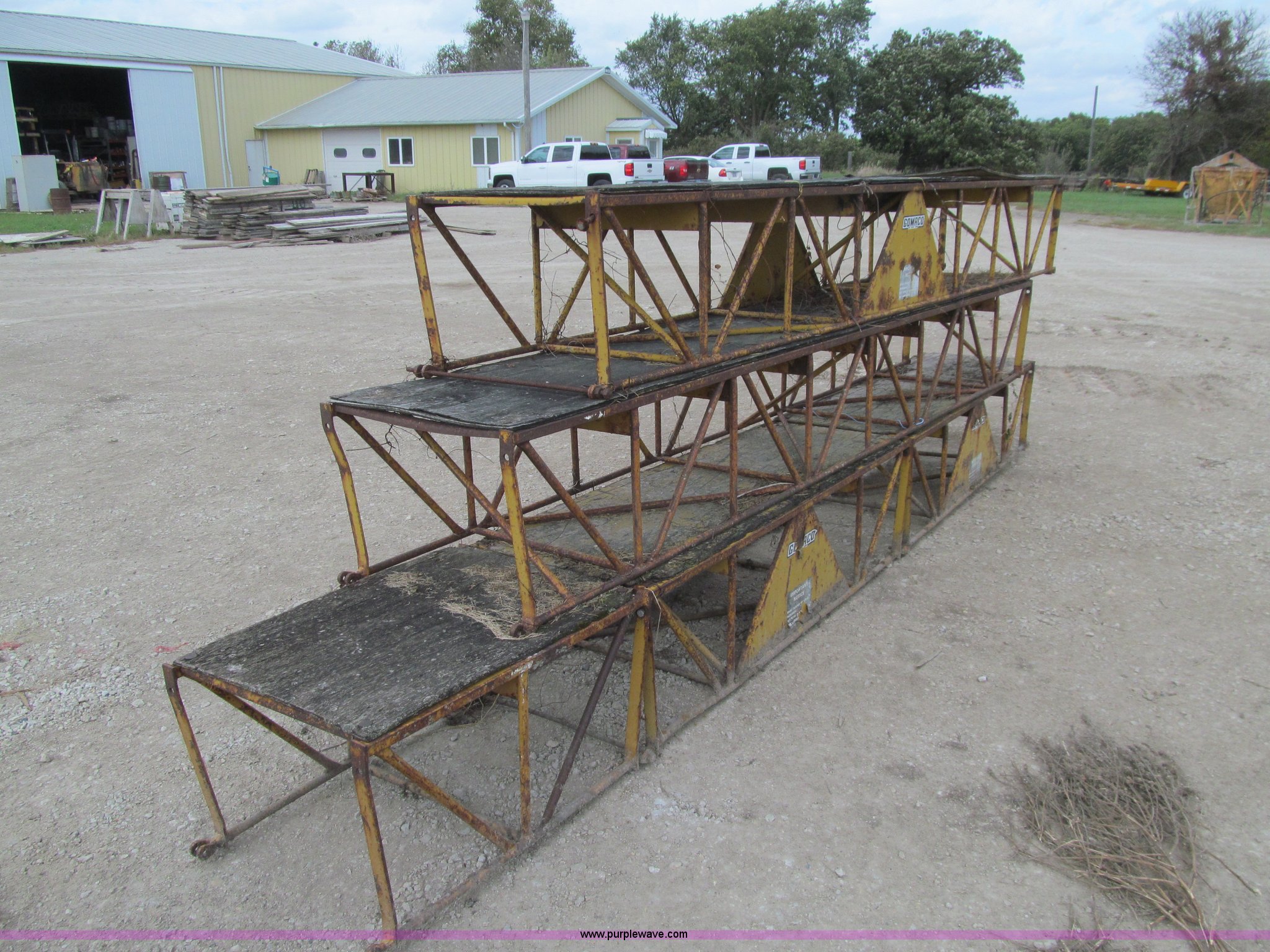 (3) Gomaco work bridges in Van Meter, IA | Item K6345 sold | Purple Wave