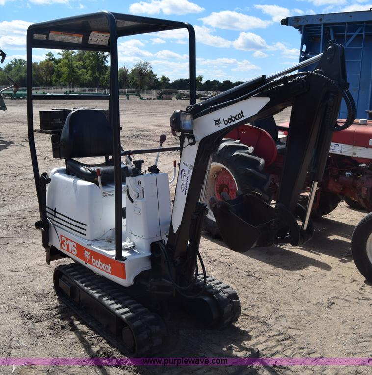 2005 Bobcat 316 compact excavator in Kinsley, KS | Item J8191 sold ...