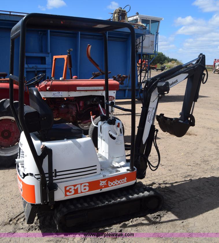 2005 Bobcat 316 compact excavator in Kinsley, KS | Item J8191 sold ...