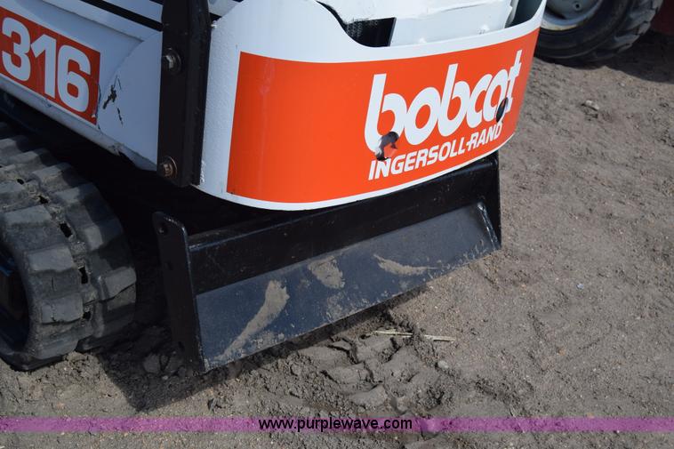 2005 Bobcat 316 compact excavator in Kinsley, KS | Item J8191 sold ...