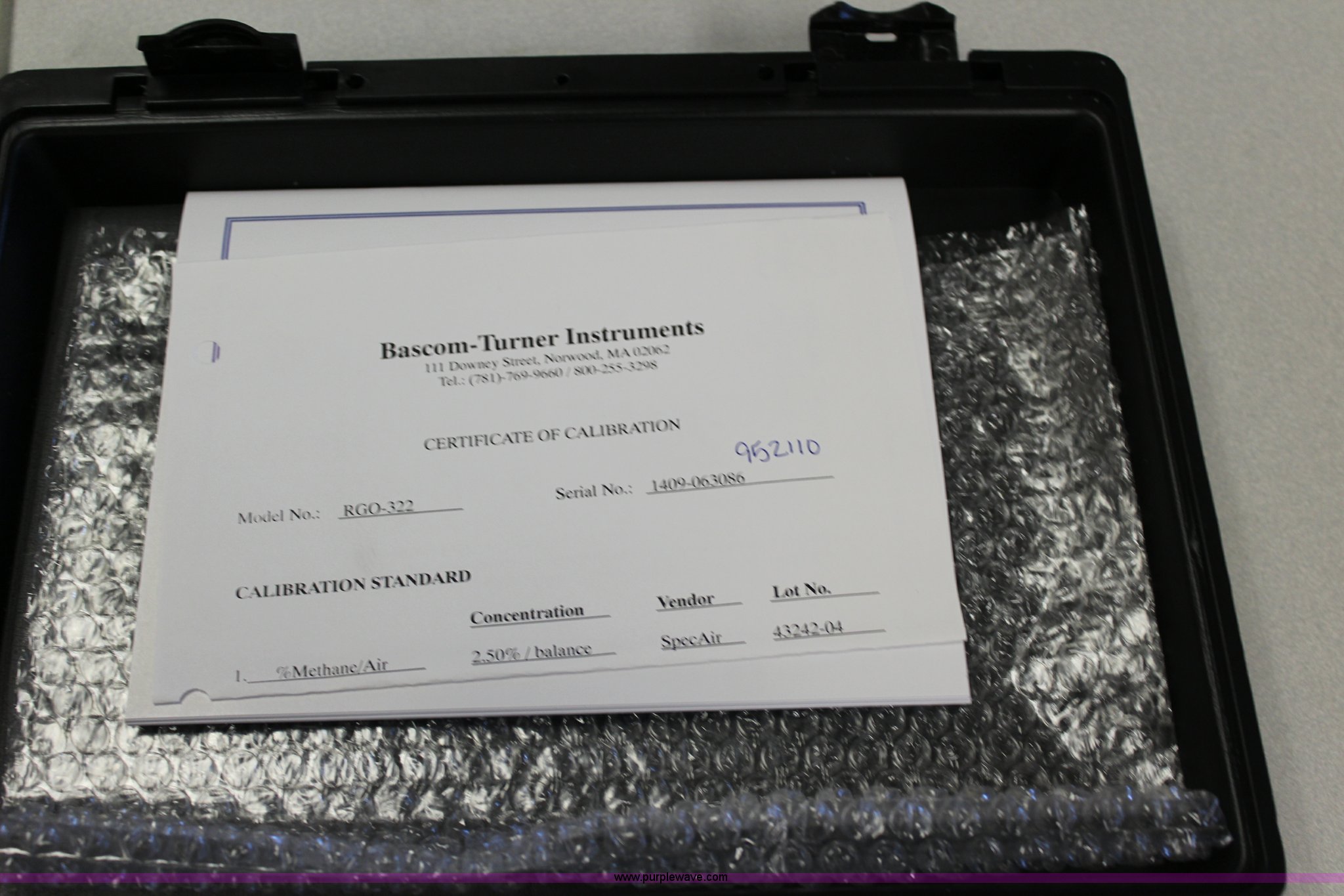 Bascom-Turner gas ranger detector in Olathe, KS | Item BB9320 sold ...