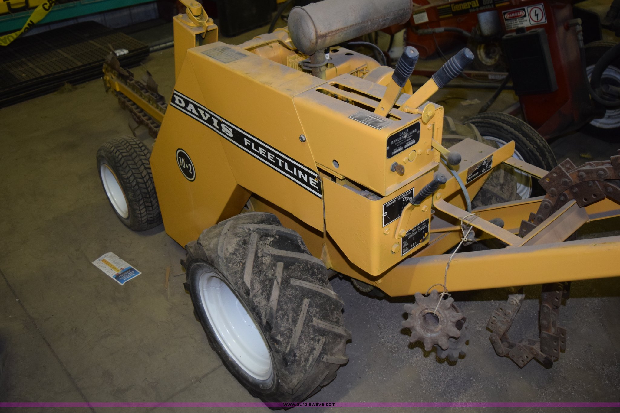 Davis Fleetline walk-behind trencher in Rochester, MN | Item K6709 sold ...
