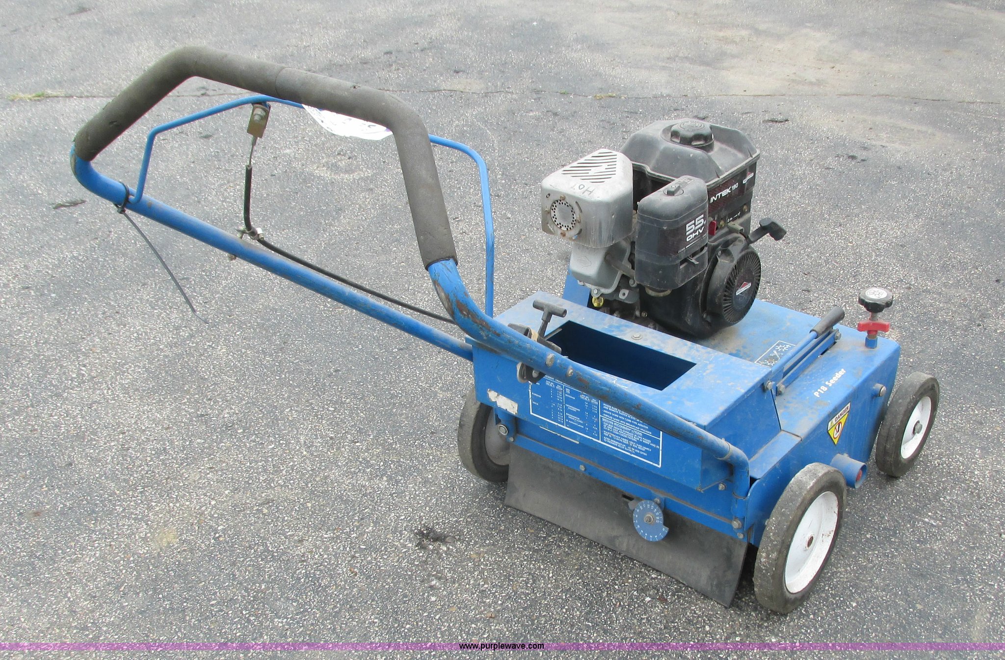 Bluebird slit seeder in Rochester, MN | Item K6718 sold | Purple Wave