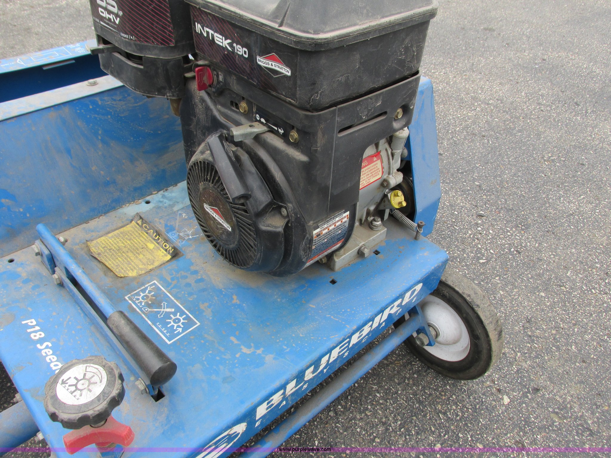 Bluebird slit seeder in Rochester, MN | Item K6718 sold | Purple Wave