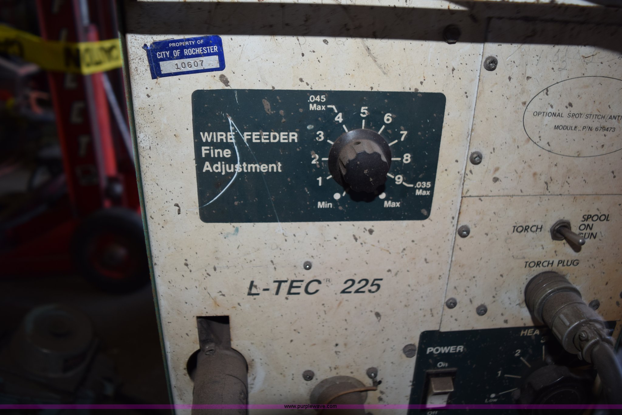 L-Tec 225 wire welder in Rochester, MN | Item L3809 sold | Purple Wave