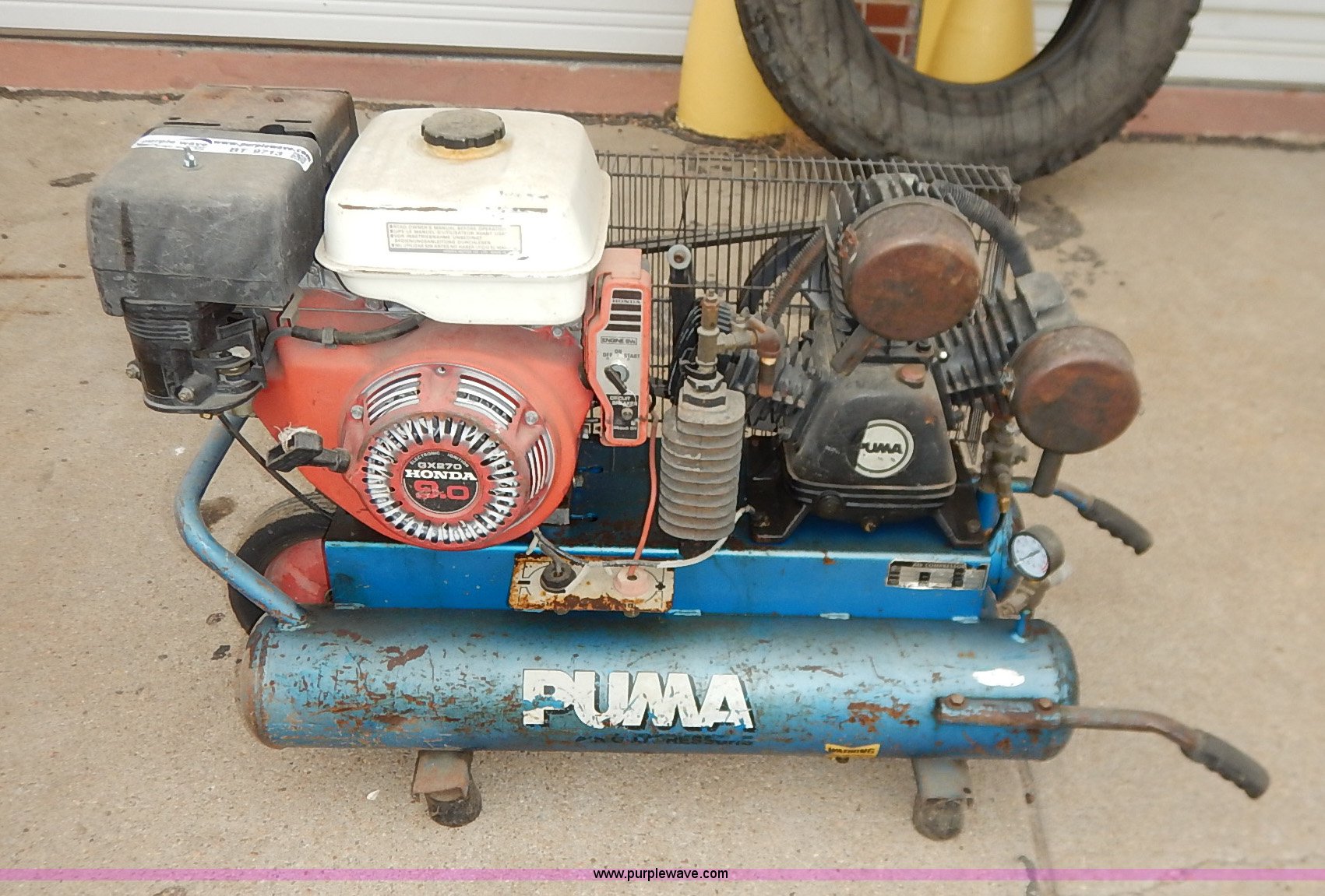 (2) Puma portable air compressors in Garden City, KS | Item BT9713 sold ...