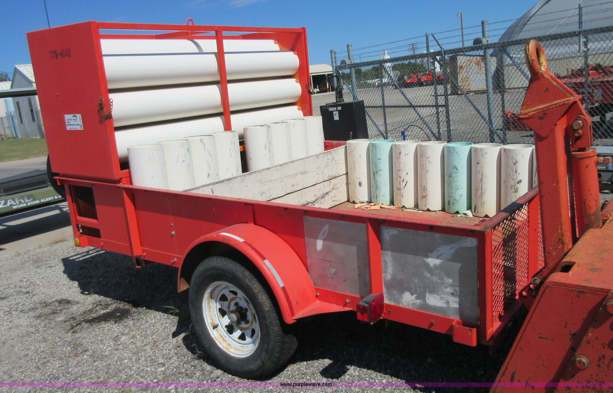 2002 Fastline utility trailer in Chanute, KS | Item I1955 sold | Purple ...