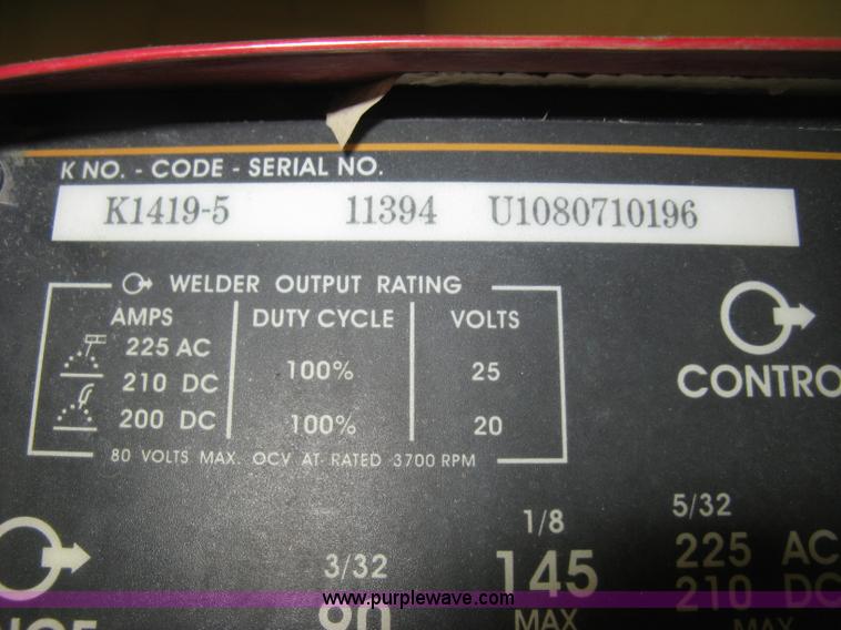 Lincoln Electric Ranger K1419-5 welder/generator in Wichita, KS | Item ...