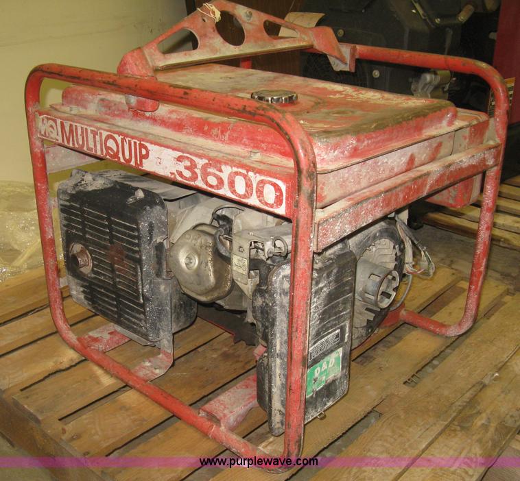 (2) Multi Quip generators in Wichita, KS | Item BL9232 sold | Purple Wave