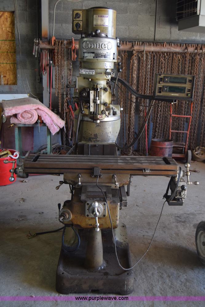 Comet 25 vertical mill in Lyons, KS | Item BL9831 sold | Purple Wave