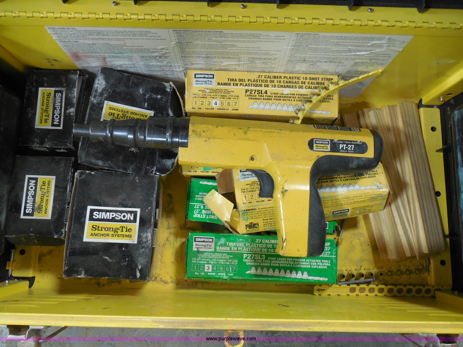 Simpson PT-27 nail gun in Advance, MO | Item BH9471 sold | Purple Wave