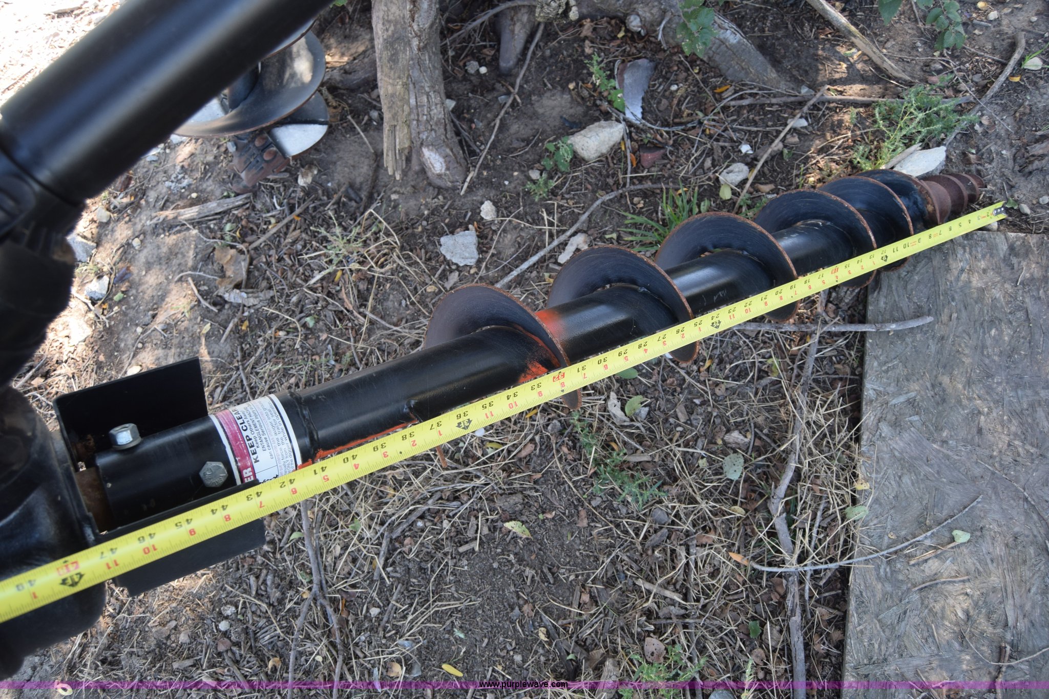 County-line post hole auger in Hesston, KS | Item BL9788 sold | Purple Wave