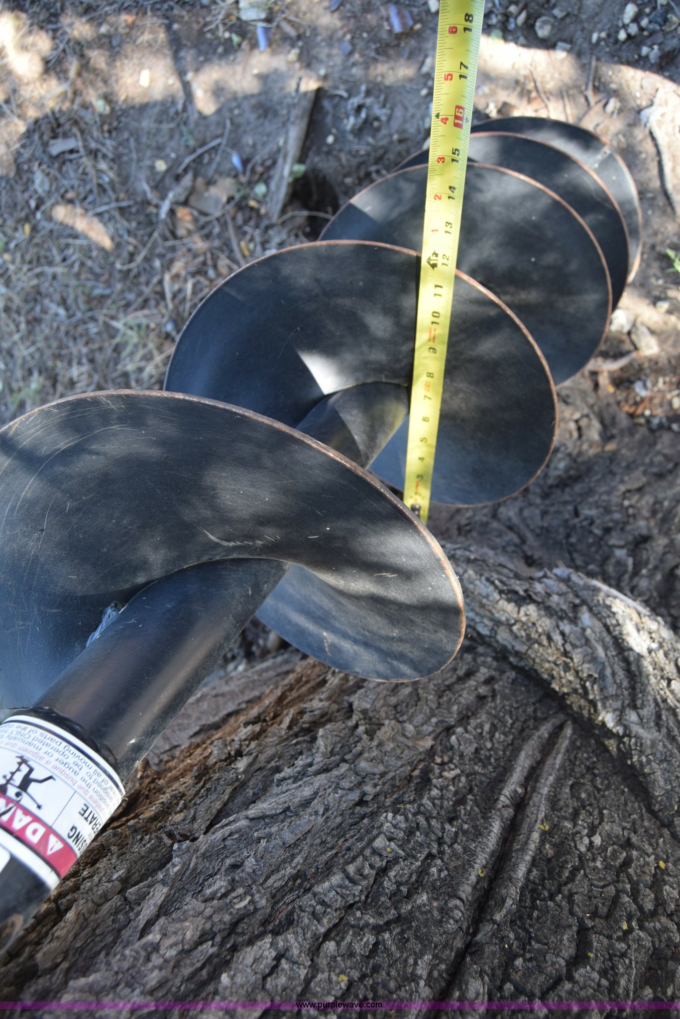 County-line post hole auger in Hesston, KS | Item BL9788 sold | Purple Wave