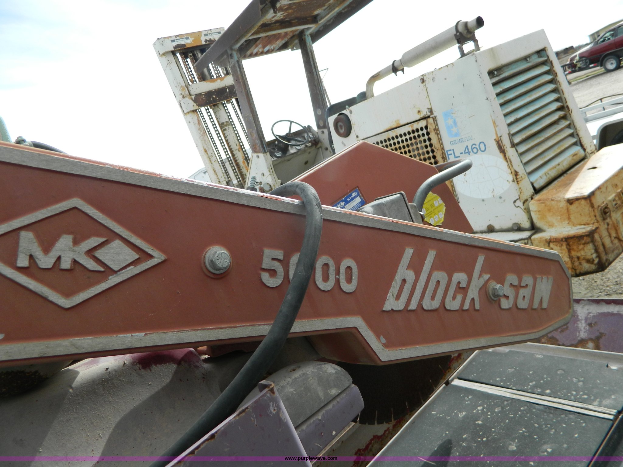 MK 5000 brick saw in Grainfield, KS | Item BT9863 sold | Purple Wave