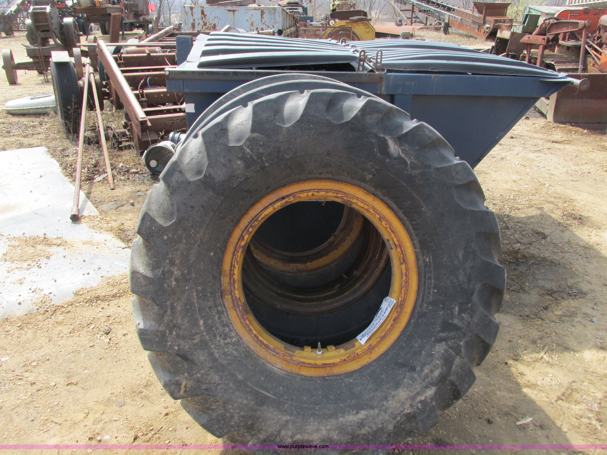 (3) 14.00-24 motor grader tires in Houston, MN | Item I3758 sold ...