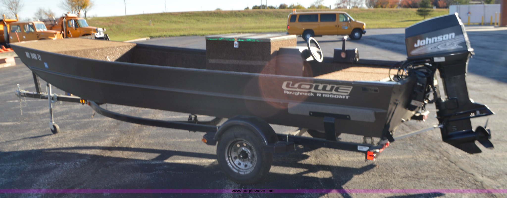 2002 Lowe roughneck boat in Lee's Summit, MO | Item I6288 sold | Purple ...