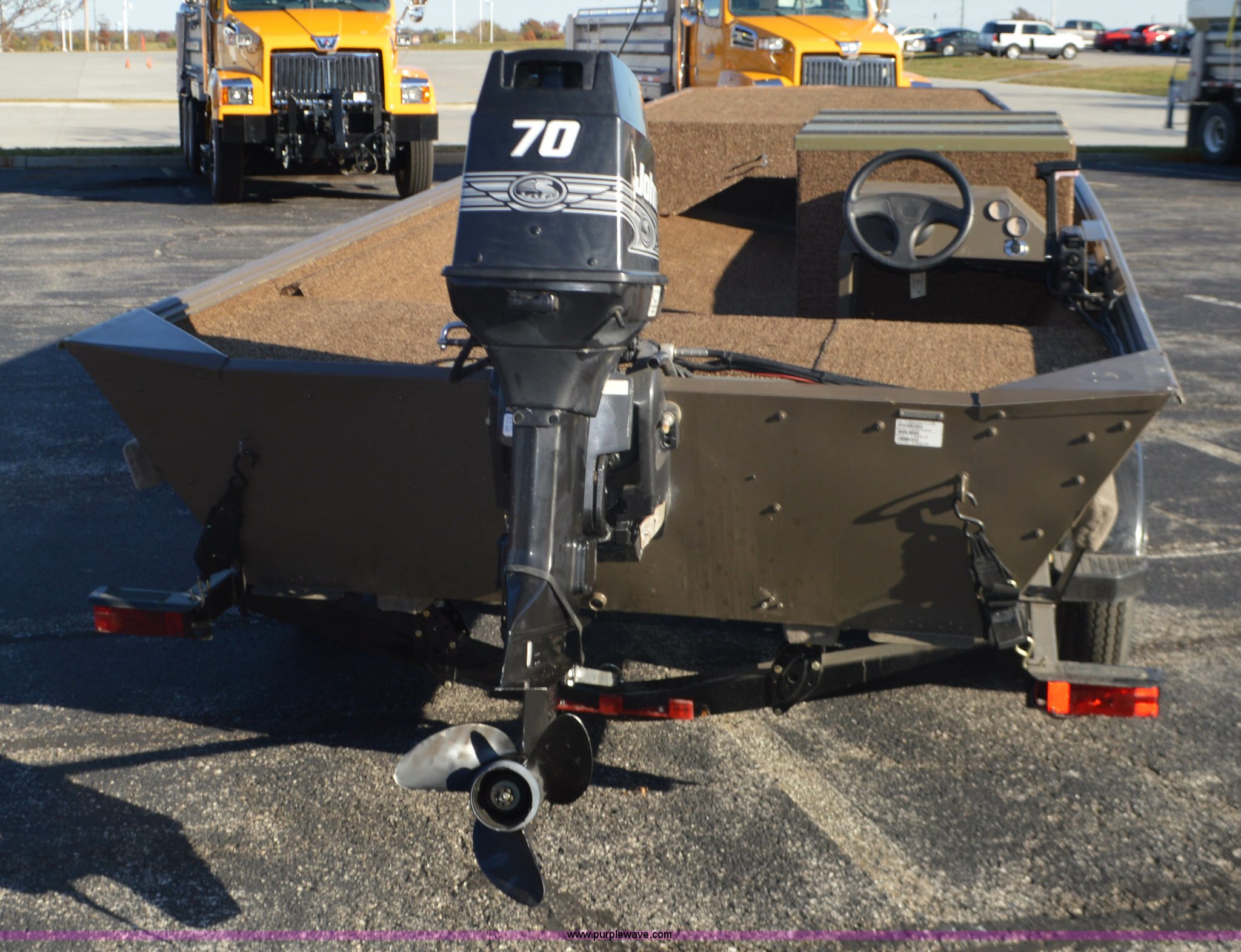 2002 Lowe roughneck boat in Lee's Summit, MO | Item I6288 sold | Purple ...