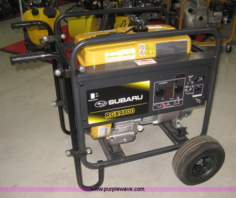Subaru RGX4800 generator in Wichita, KS | Item BP9710 sold | Purple Wave
