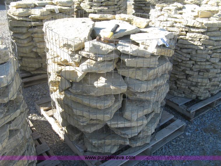 Kansas native limestone flagstone basket in Wichita, KS | Item AL9291 ...